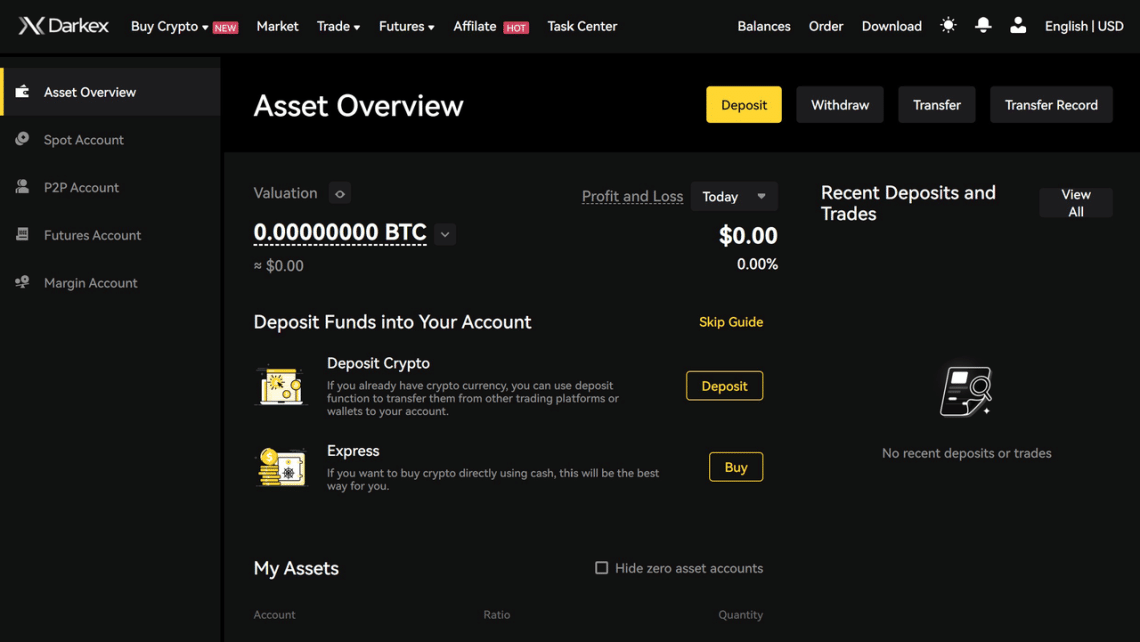 How to Register on Darkex? - Darkex Official Academy Area