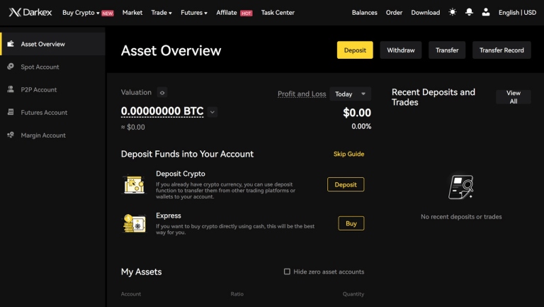 How to Register on Darkex? - Darkex Official Academy Area