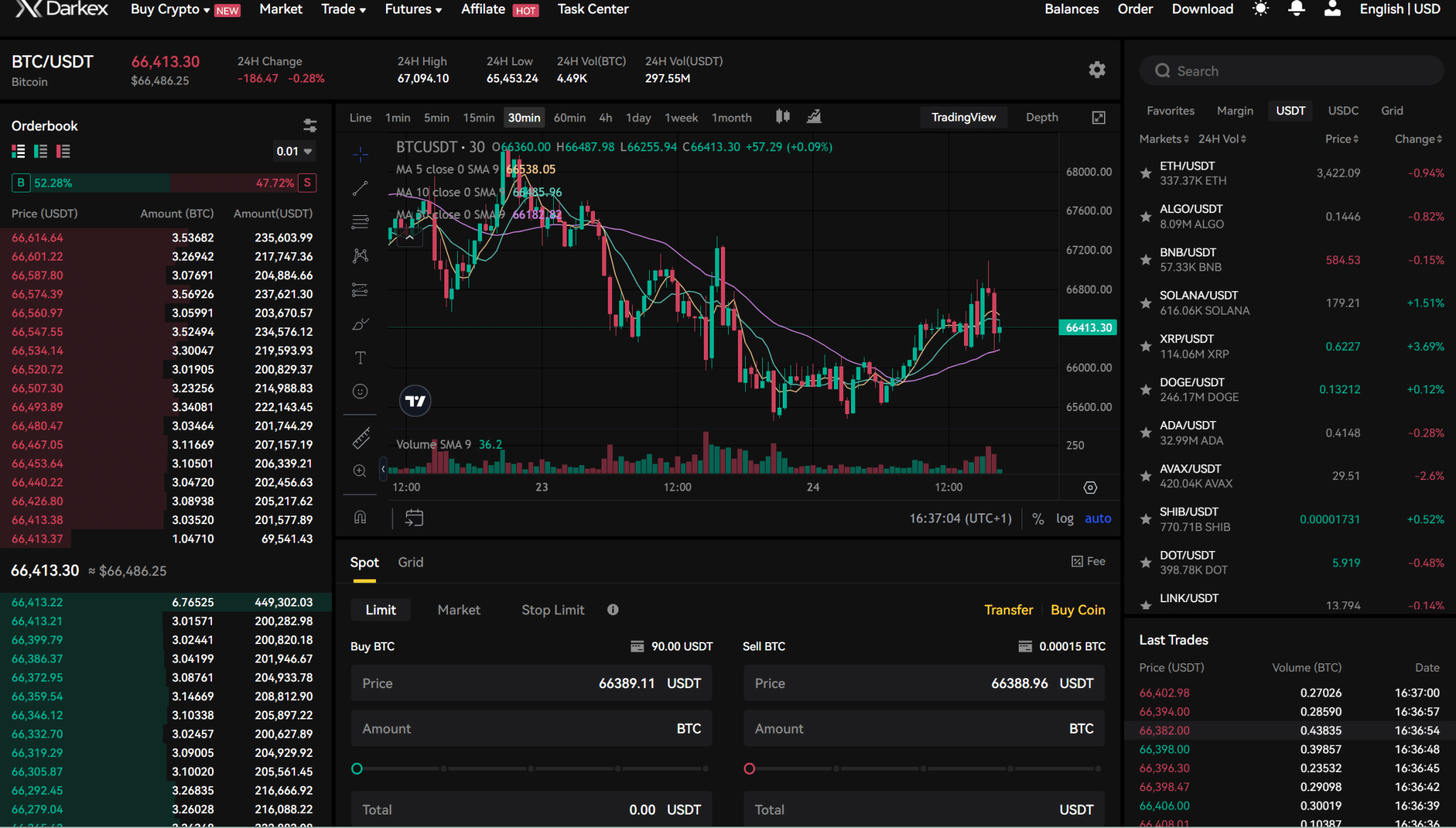 Darkex Spot Trading Guide - Darkex Official Academy Area